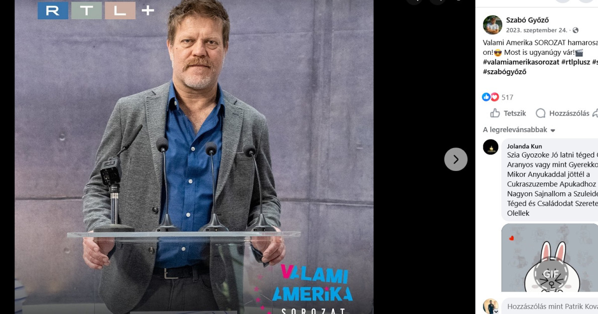 Ötvenes évei közepén döntött az életmódváltás mellett Szabó Győző: a ...