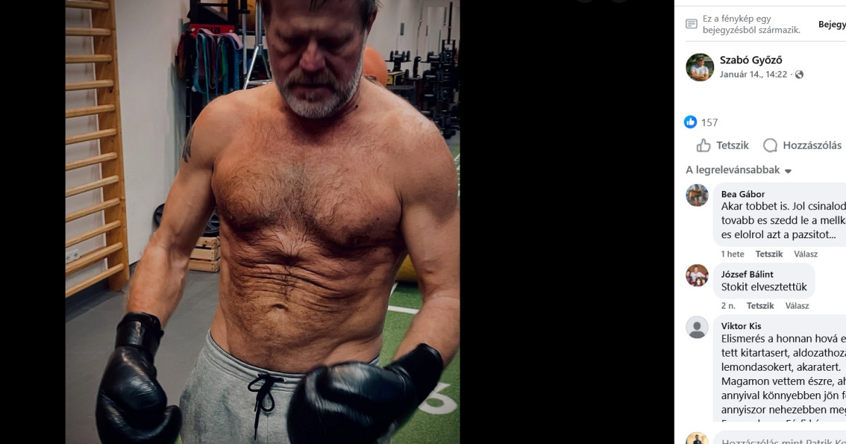 Ötvenes évei közepén döntött az életmódváltás mellett Szabó Győző: a ...